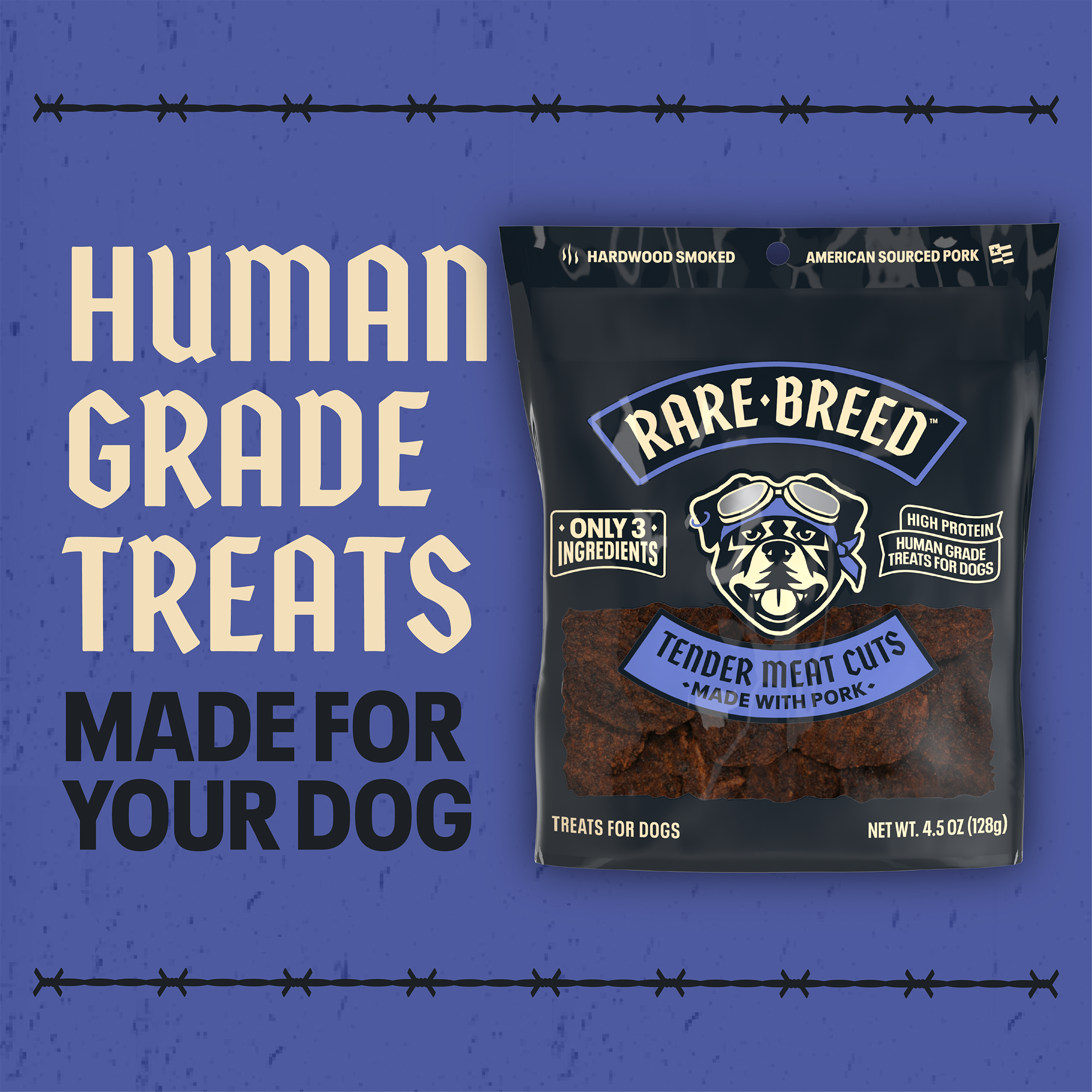 Real Pork Meat Treats – Rare Breed